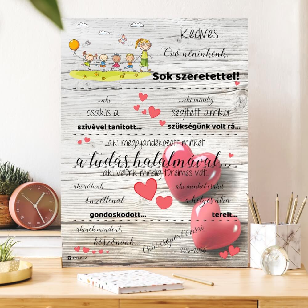 Ajándék tanárnak - Dekortábla tanároknak az egész osztálytól | INSPIO Ajándék tanárnak - Dekortábla tanároknak az egész osztálytól | INSPIO